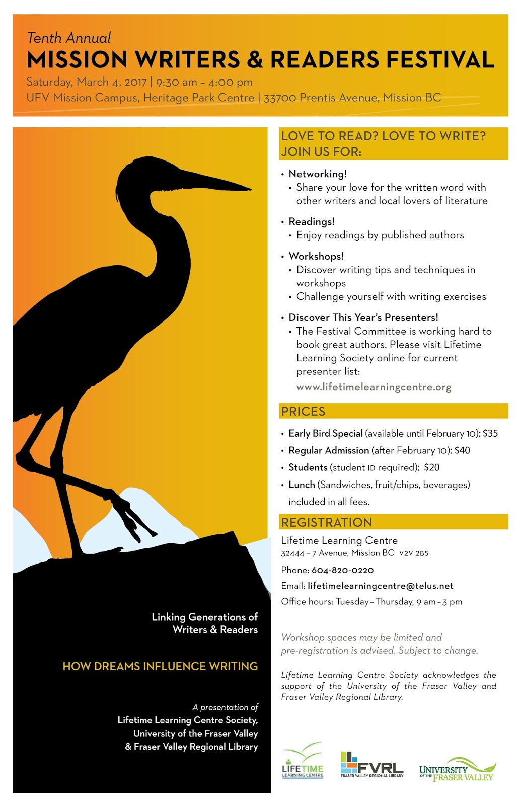 Roll of Nickels: Mission Writers and Readers Festival