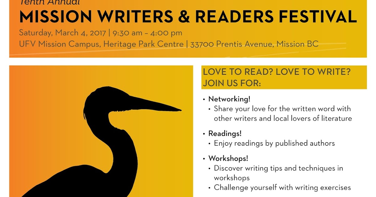 Roll of Nickels: Mission Writers and Readers Festival