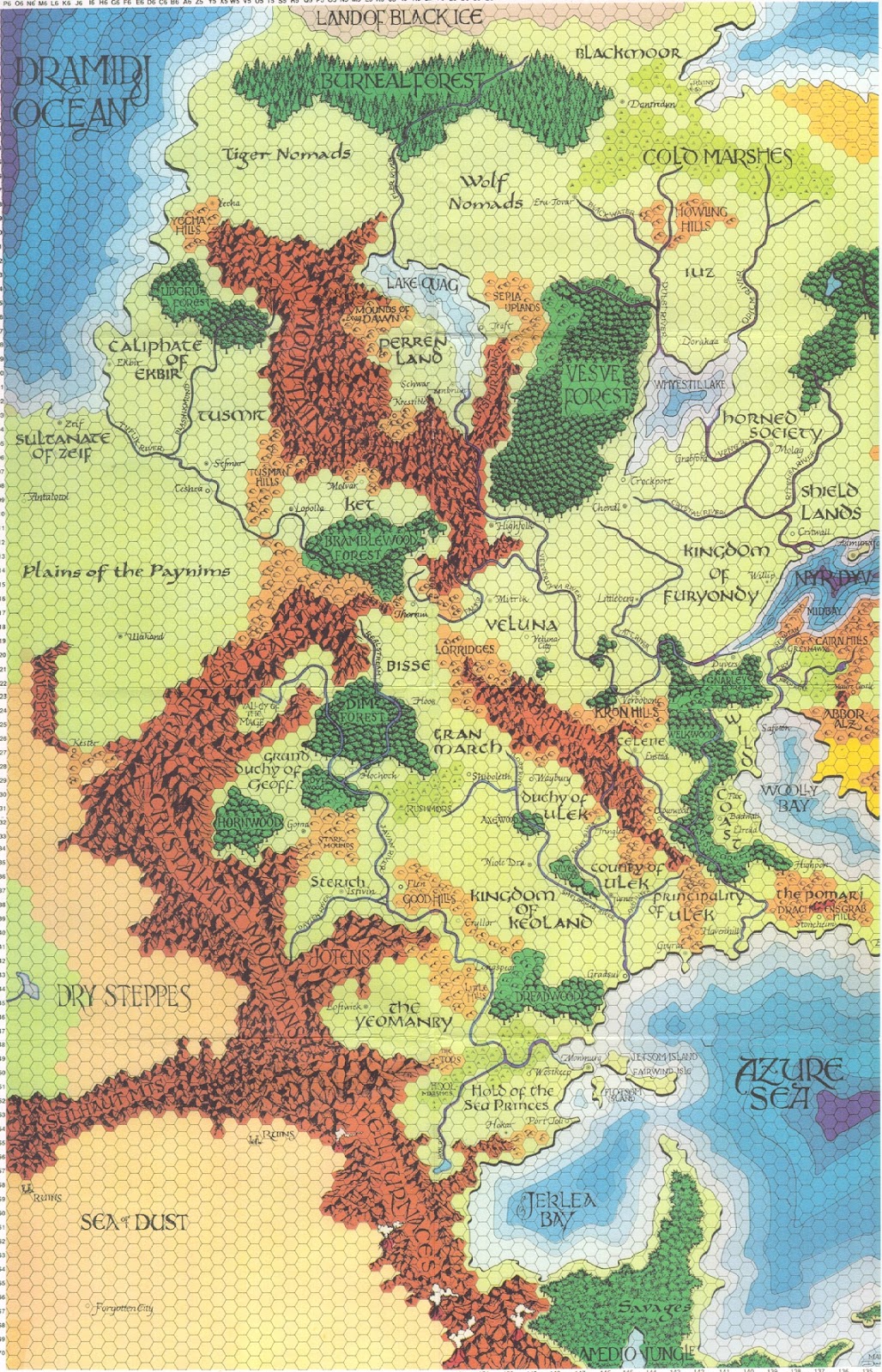 Havards Blackmoor Blog: Greyhawk Mapper Darlene Speaks!