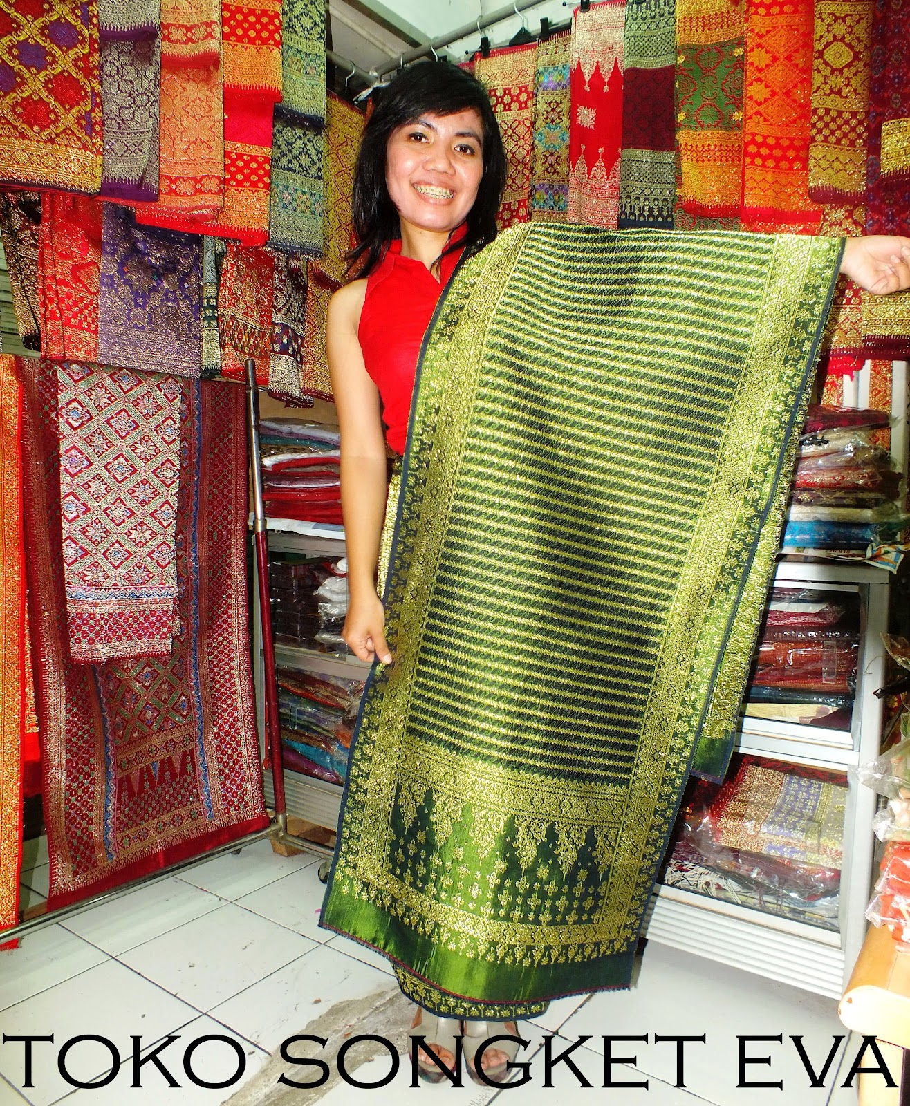 Jual Songket Palembang, Ulos Batak & kain tenun Indonesia