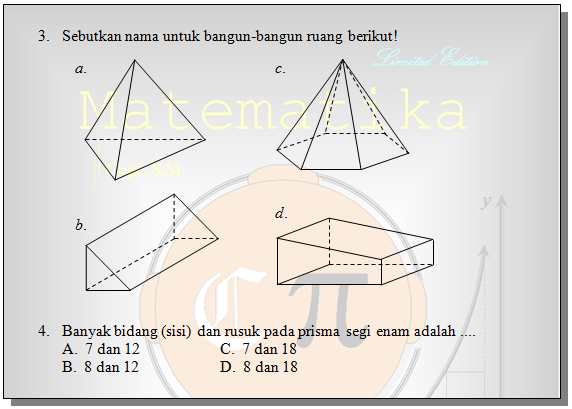 MATEMATIKA: SIFAT SIFAT PRISMA DAN LIMAS