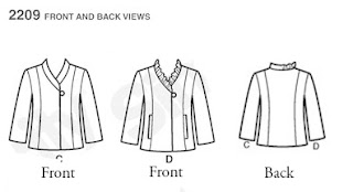 A Sewing Life: Simplicity 2209 Lissette Unlined Jacket