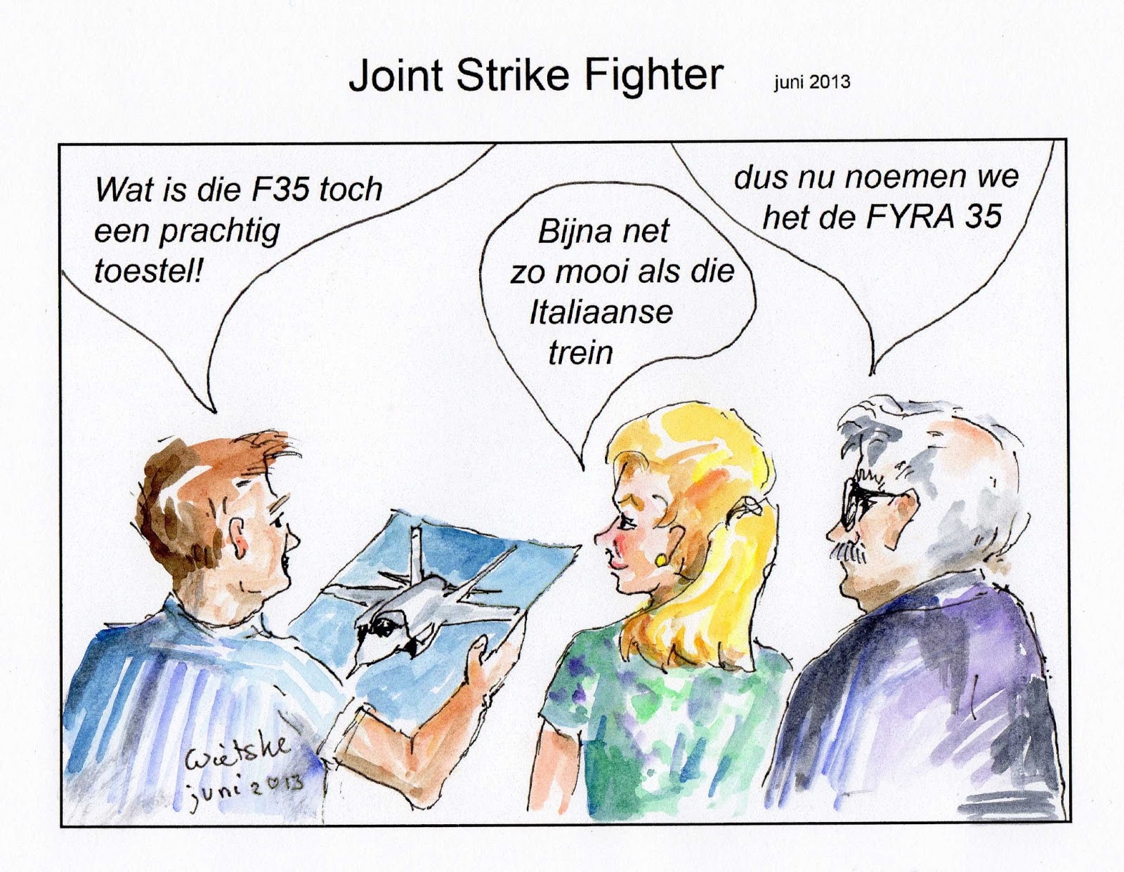 De Willem: JSF-cartoons van Wietske ter Veld
