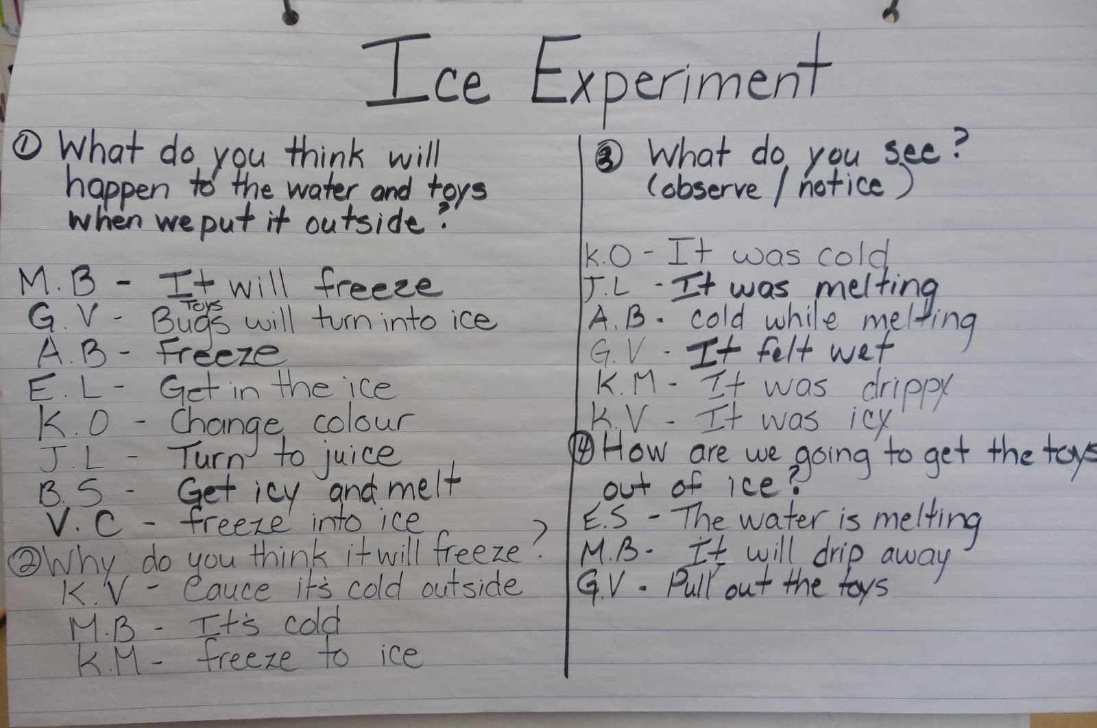 I LEARNED IT IN KINDERGARTEN!: Winter Inquiry