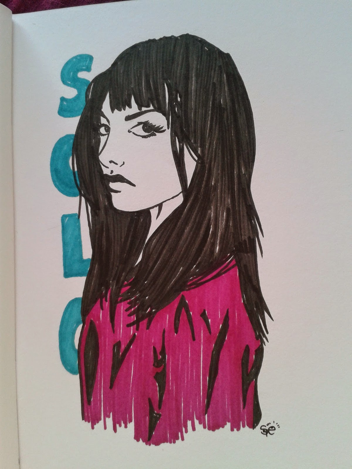 Sarah Elliott Art: Ksenia Solo portraits