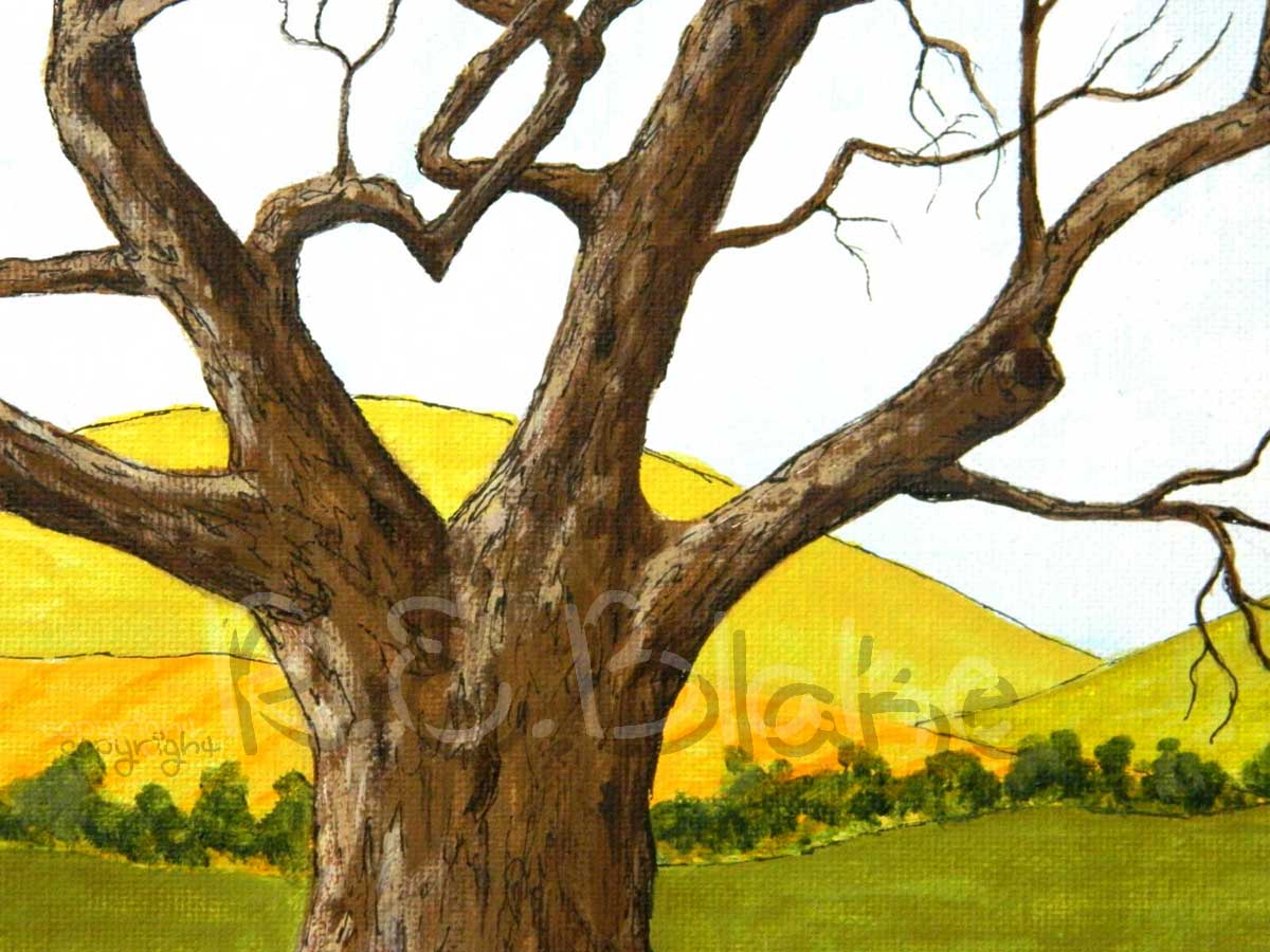 Crafting a Reality: Thumb print trees