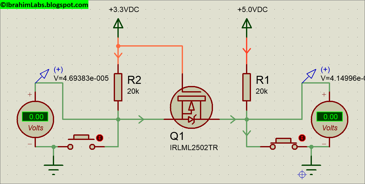 Figure 4. Right side button is pressed.