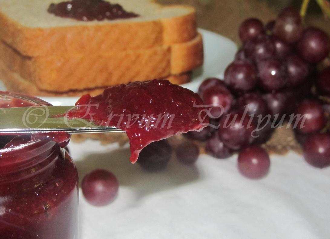 Erivum Puliyum: Homemade Grape Jam