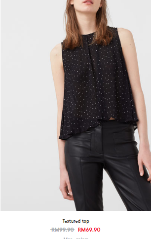 好康来了！MANGO服装大减价！折扣高达50%~~ - Leesharing