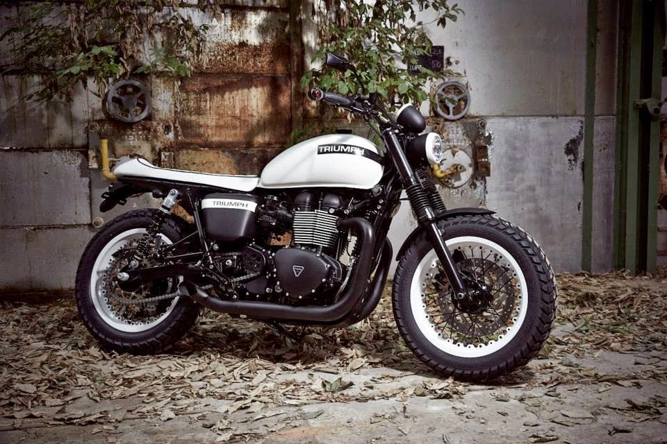 Racing Cafè: Triumph "Great White Bobber" by Rock'n'Ride