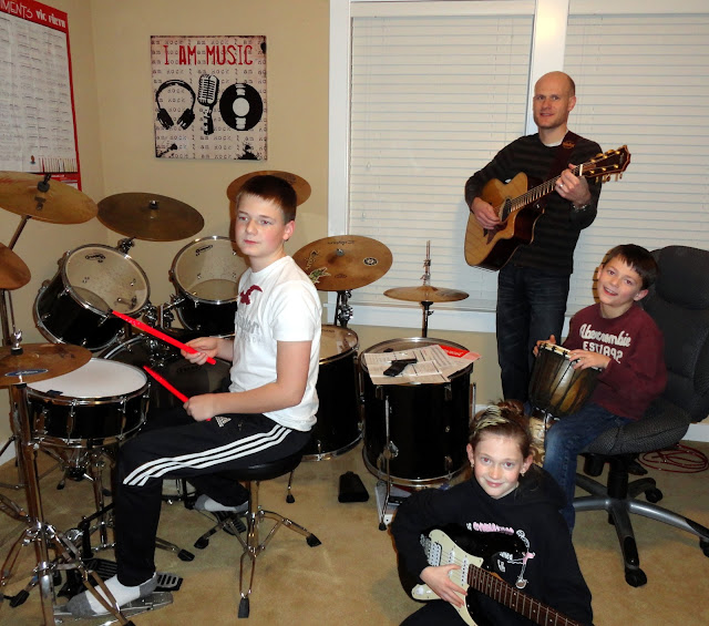 How our family rocks...and why I didn't want to be the mom of a drummer