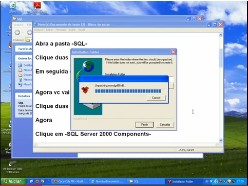 Como Instalar o SQL Server 2000 Corretamente - Video Aula | Ajuda em ...