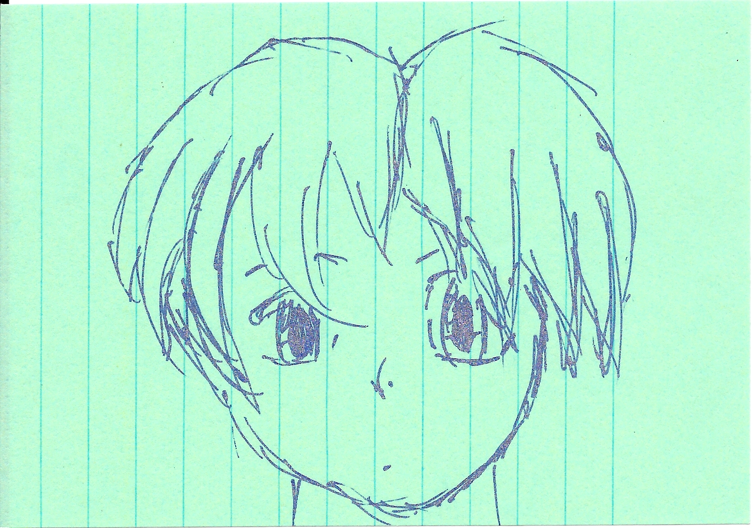 SpiderMitch.blogspot.com: Anime-Style self-portrait