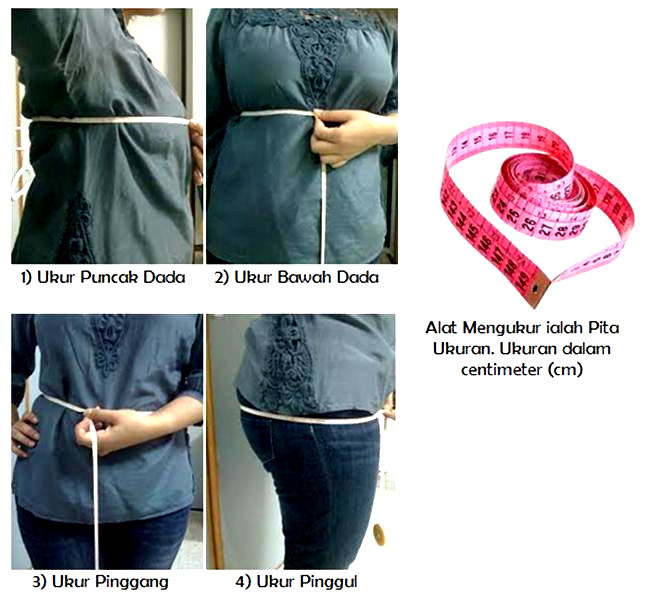 ME & PREMIUM BEAUTIFUL: CARA UNTUK MENGUKUR SIZE PREMIUM BEAUTIFUL