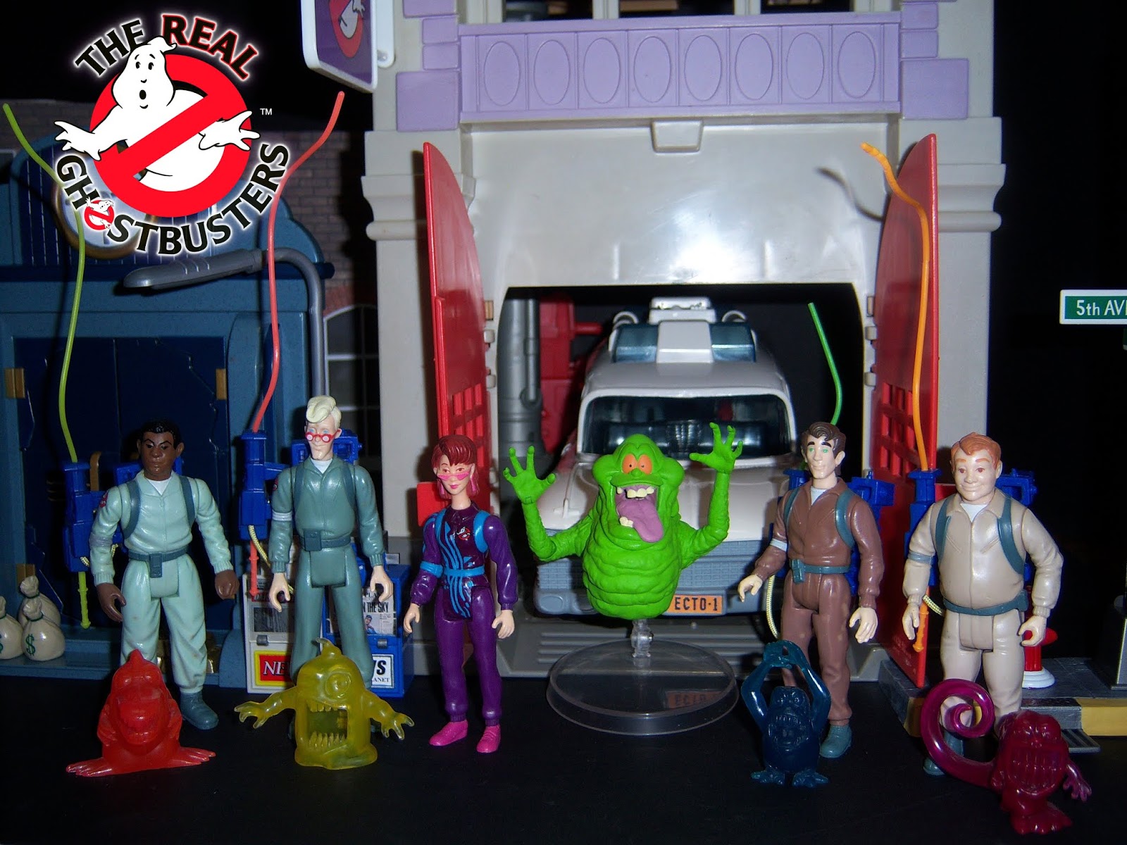 Kenner Real Ghostbusters Fire House Headquarters Playset | Weird ...