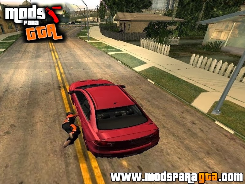 GTA SA - Mod Pedestres Segurando Nos Carros Após o Roubo | TESTE