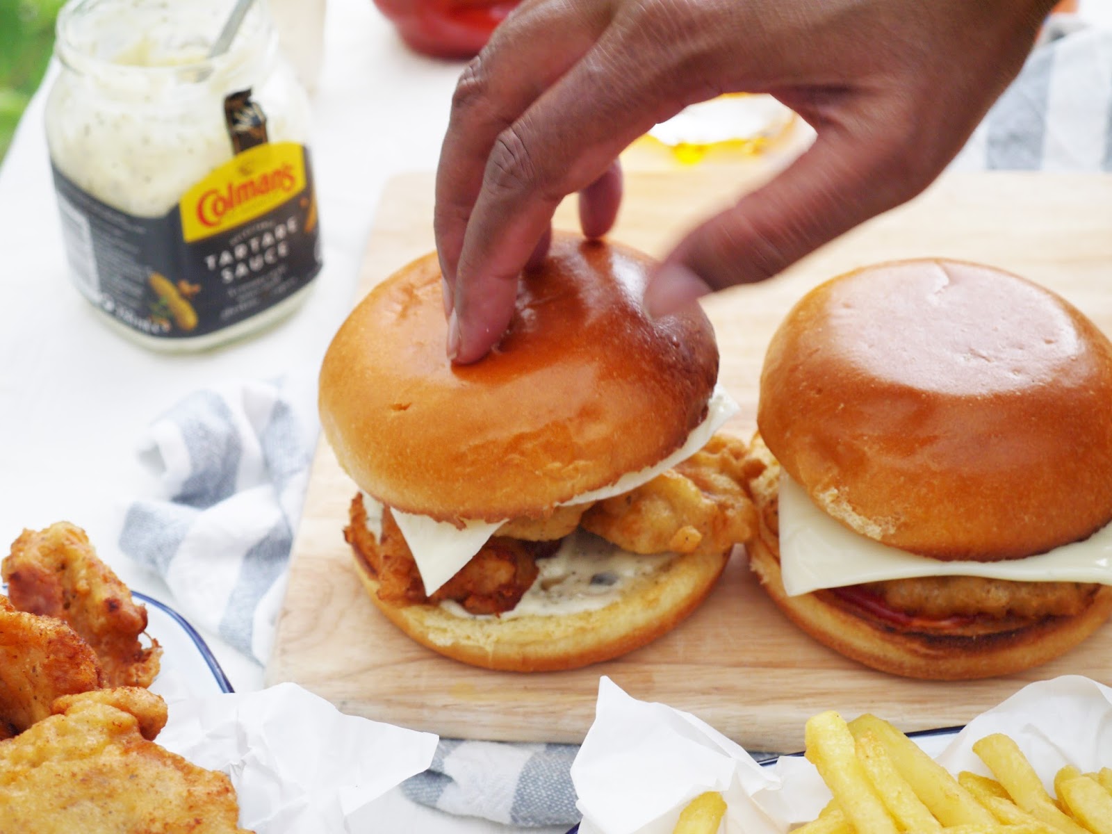 This Muslim Girl Bakes: Battered Fish Burgers.