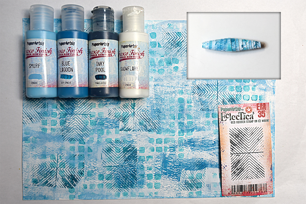 PaperArtsy: 2019 #6 Fish: Fish Dreams with Zinki Art {by Etsuko Noguchi}