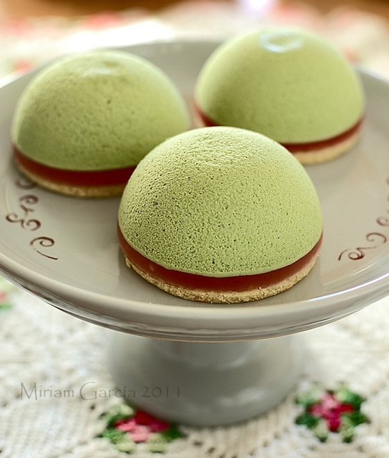 Matcha Tea Mousse Pies and Japan in our minds