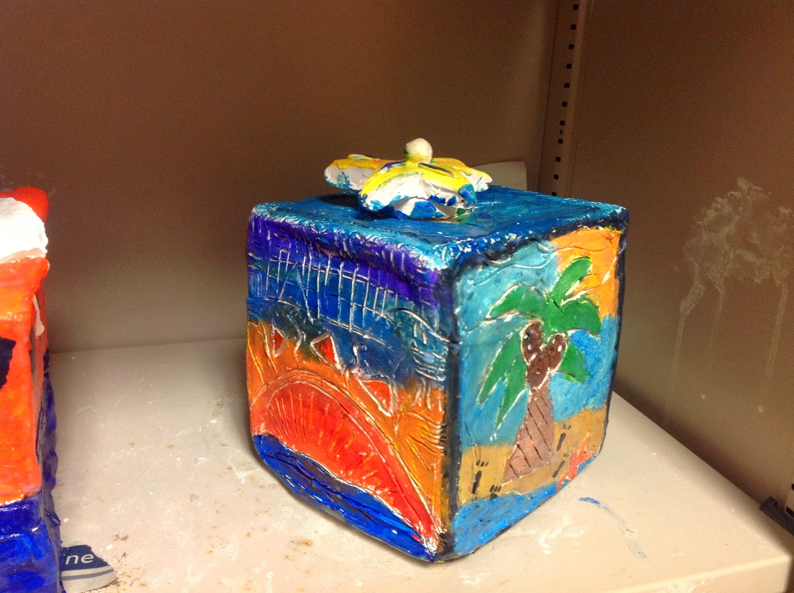 Miss Arty Pants: Themed Clay Boxes