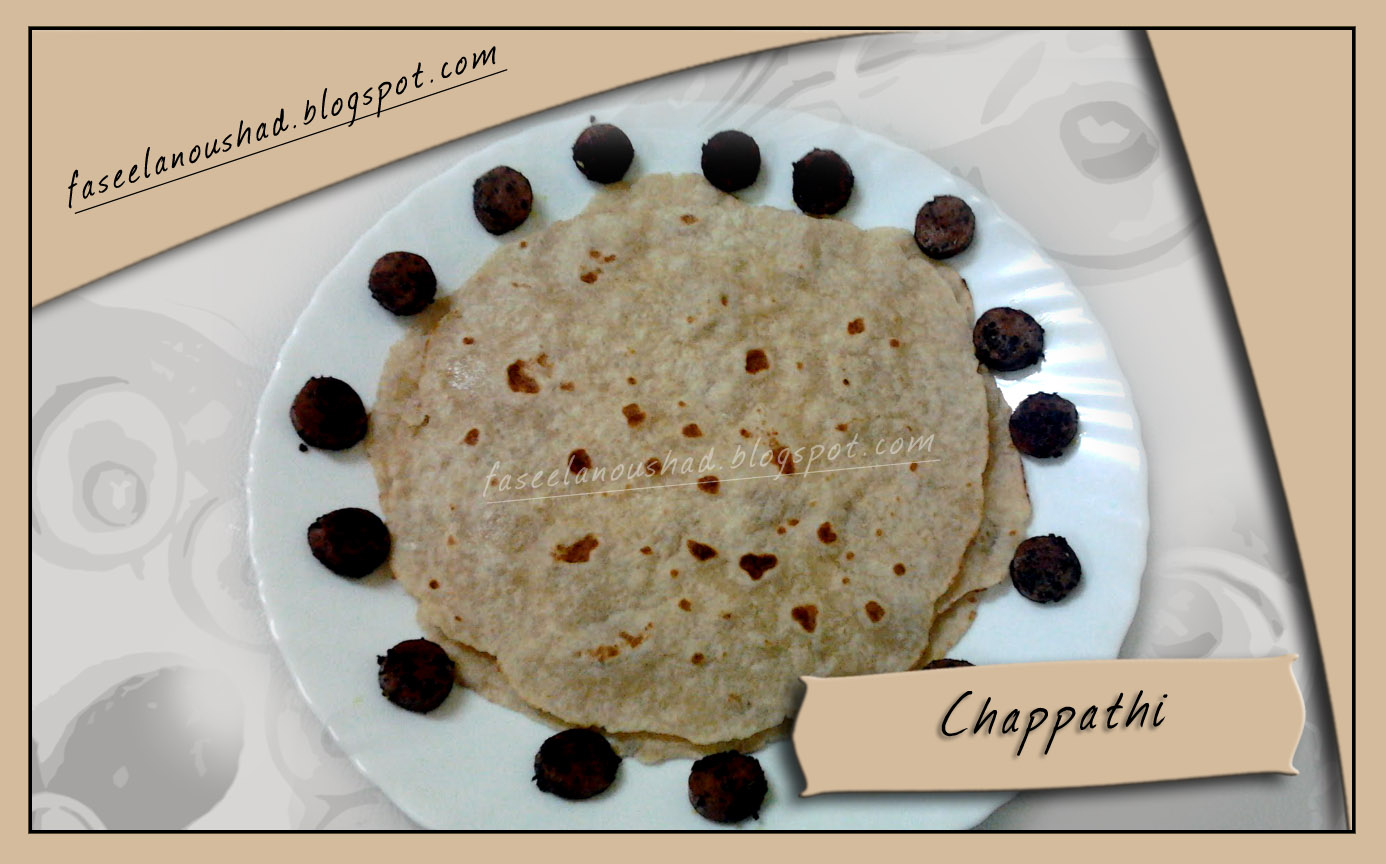 GOOD FOOD ENDS WITH GOOD TALK: Chappathi