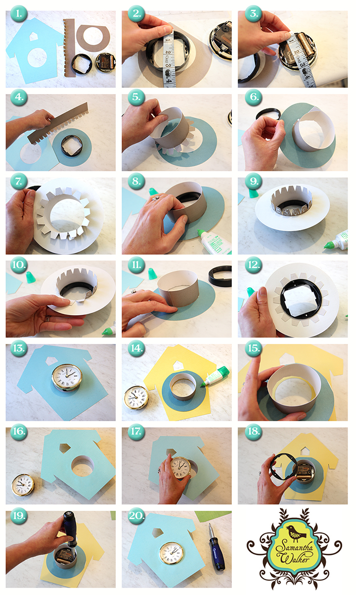 Samantha Walker's Imaginary World: Part 2 Cuckoo Clock Tutorial