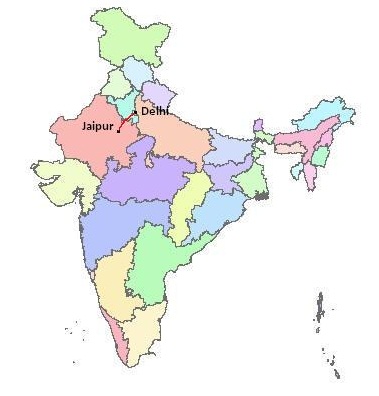 Jaipur - the Pink City of Rajasthan: Delhi to Jaipur by Road