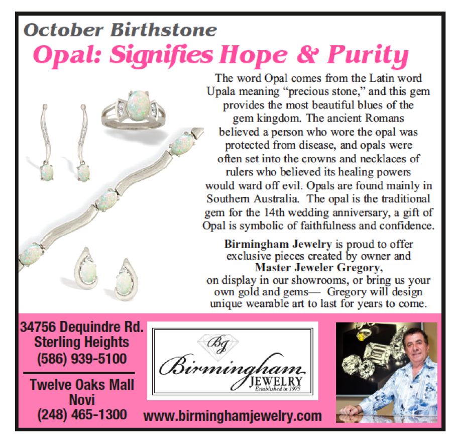 Birmingham Jewelry: BIRTHSTONE OF THE MONTH - OPAL
