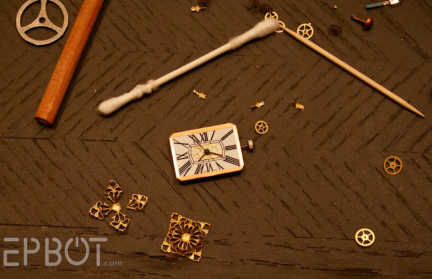 EPBOT: My Steampunk Flux Capacitor Pin