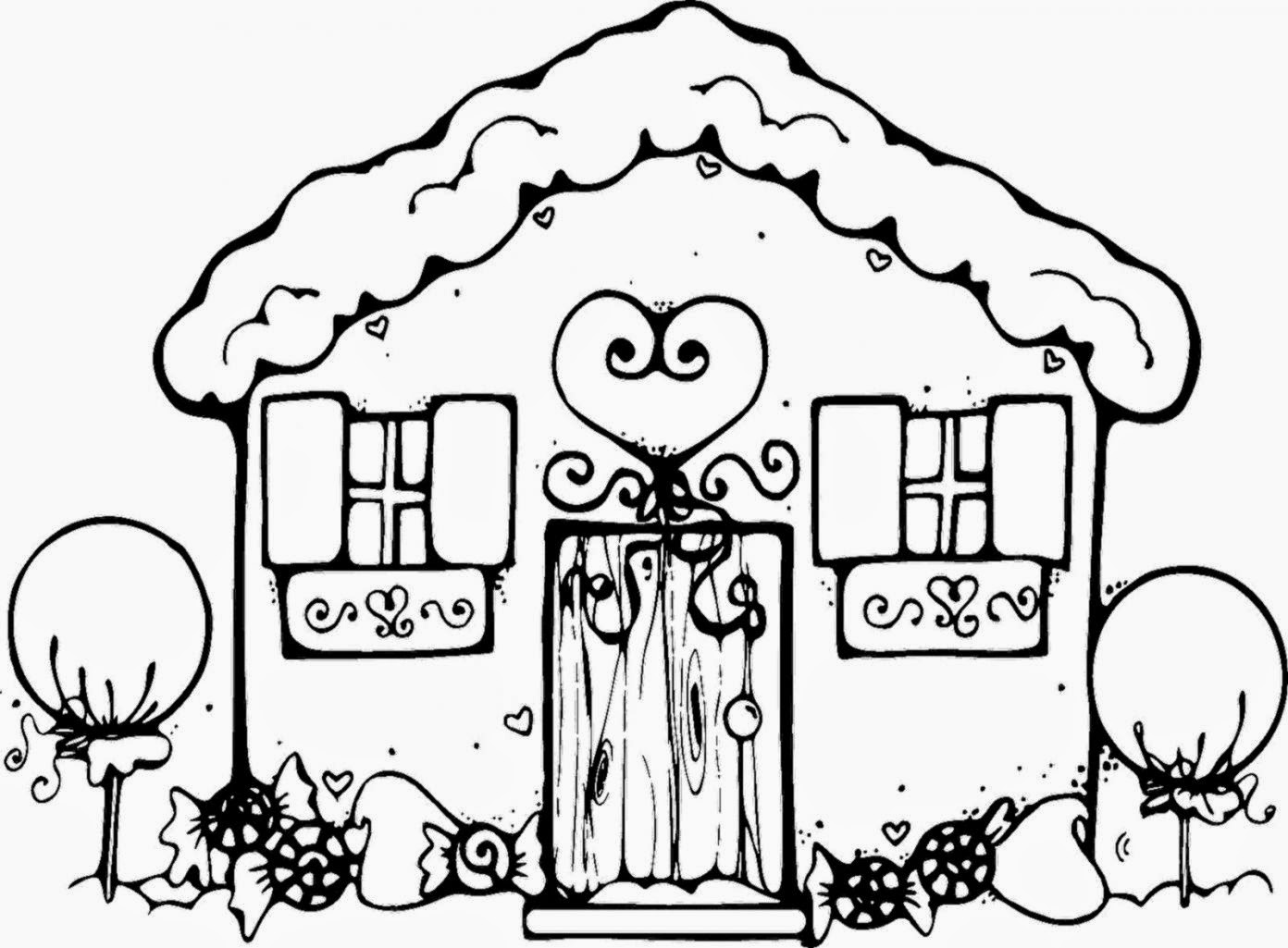 Gingerbread House Coloring Sheet Free Coloring Sheet gingerbread-house-coloring-sheet-free-coloring-sheet