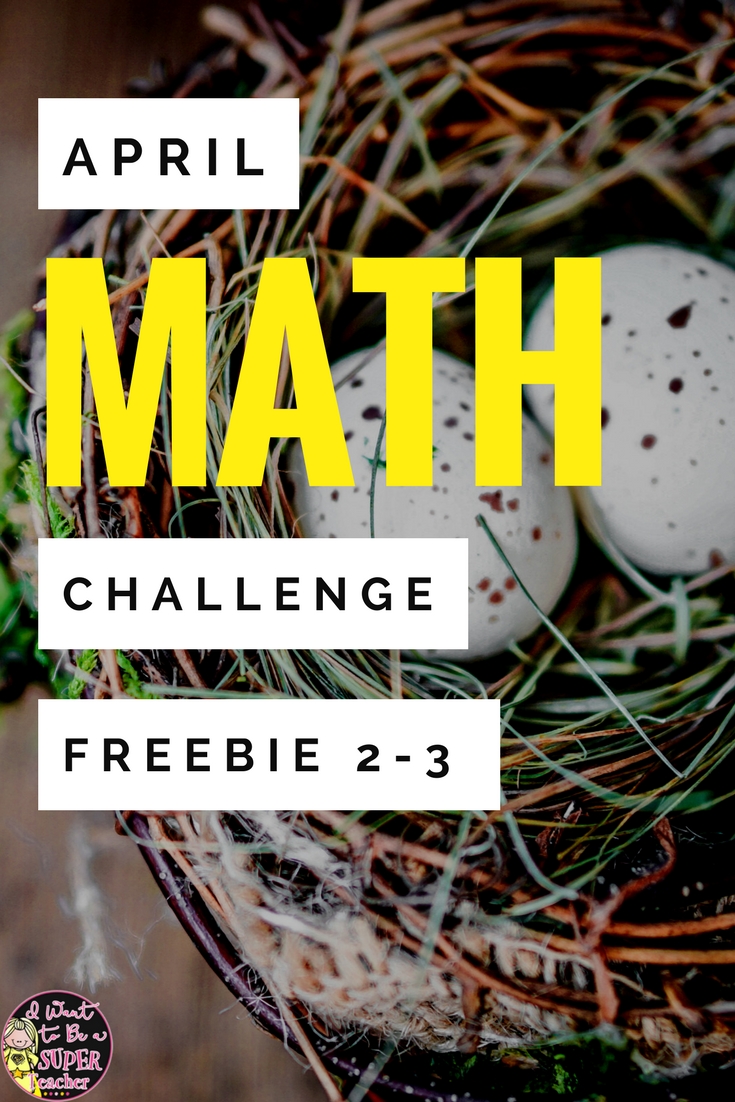 FREE for Spring! Chocolate Bunny Math Challenges