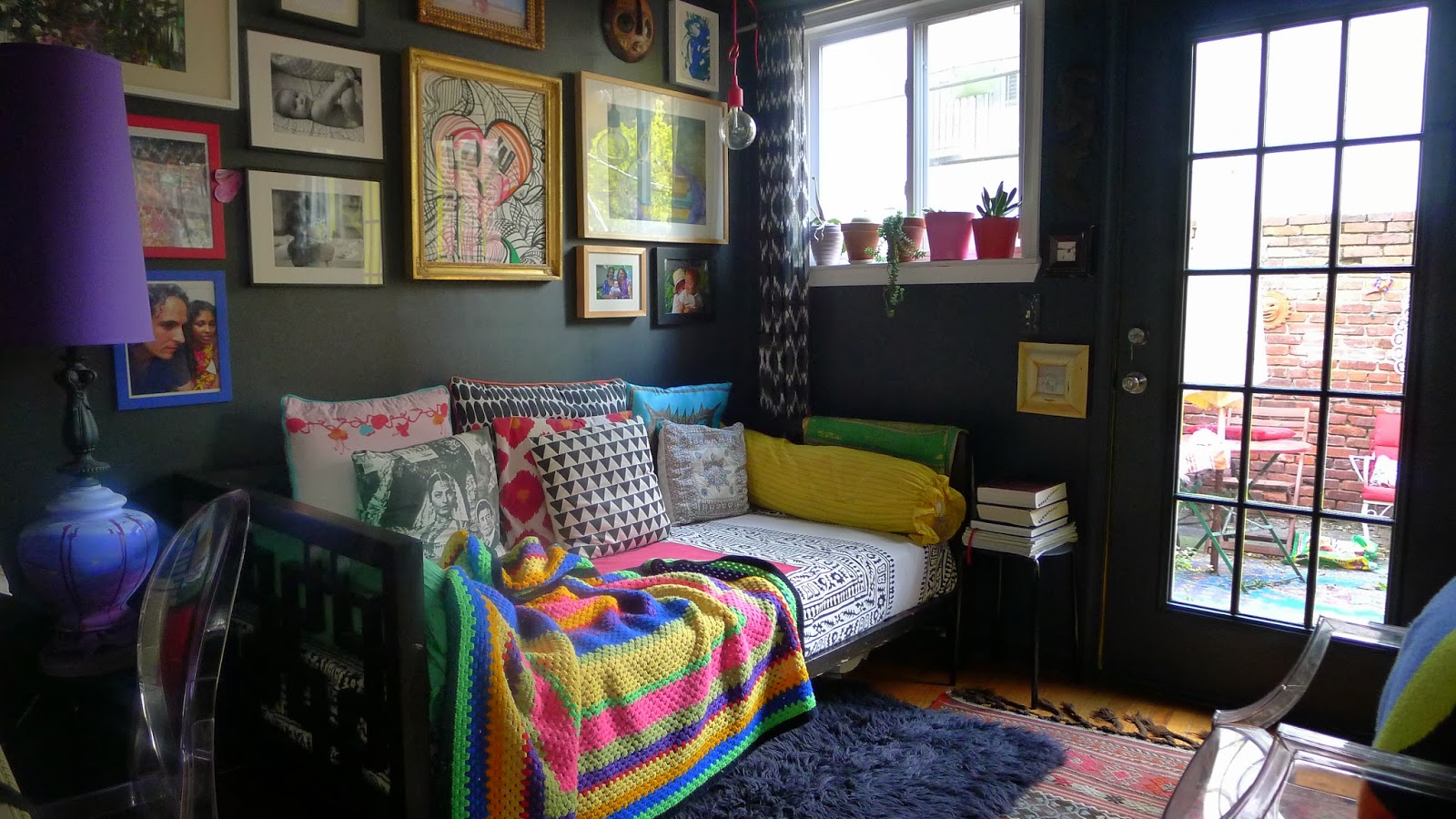 south philly renovation: The Back Room is Black!