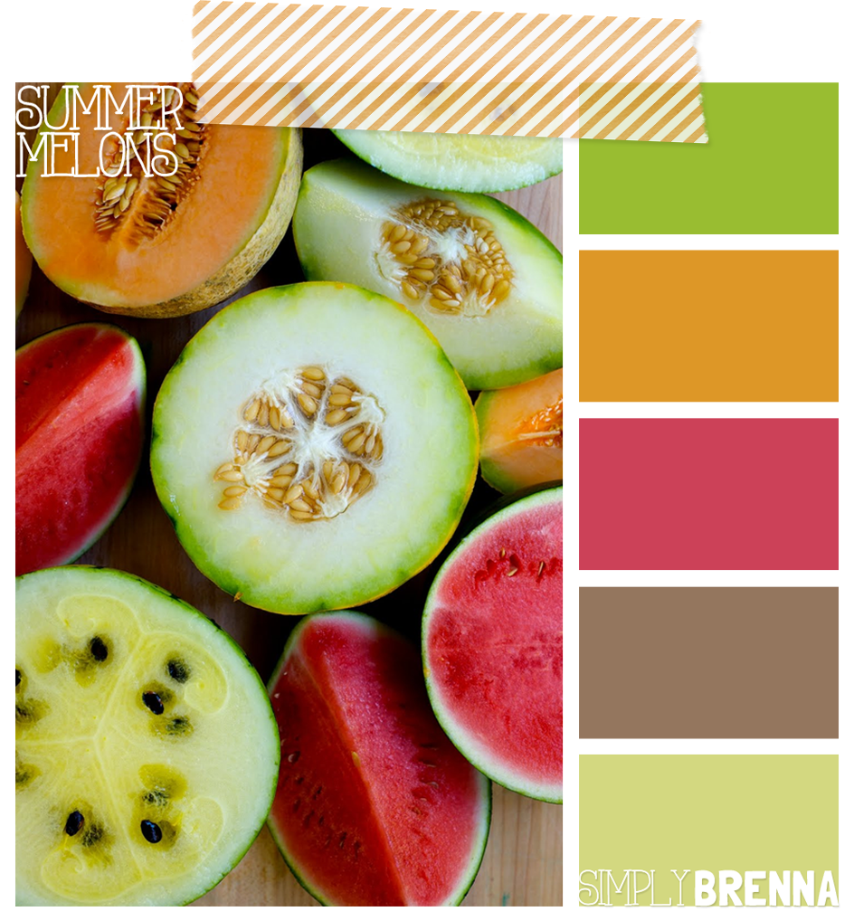 Simply Brenna: Perfect Palettes - Summer Melons