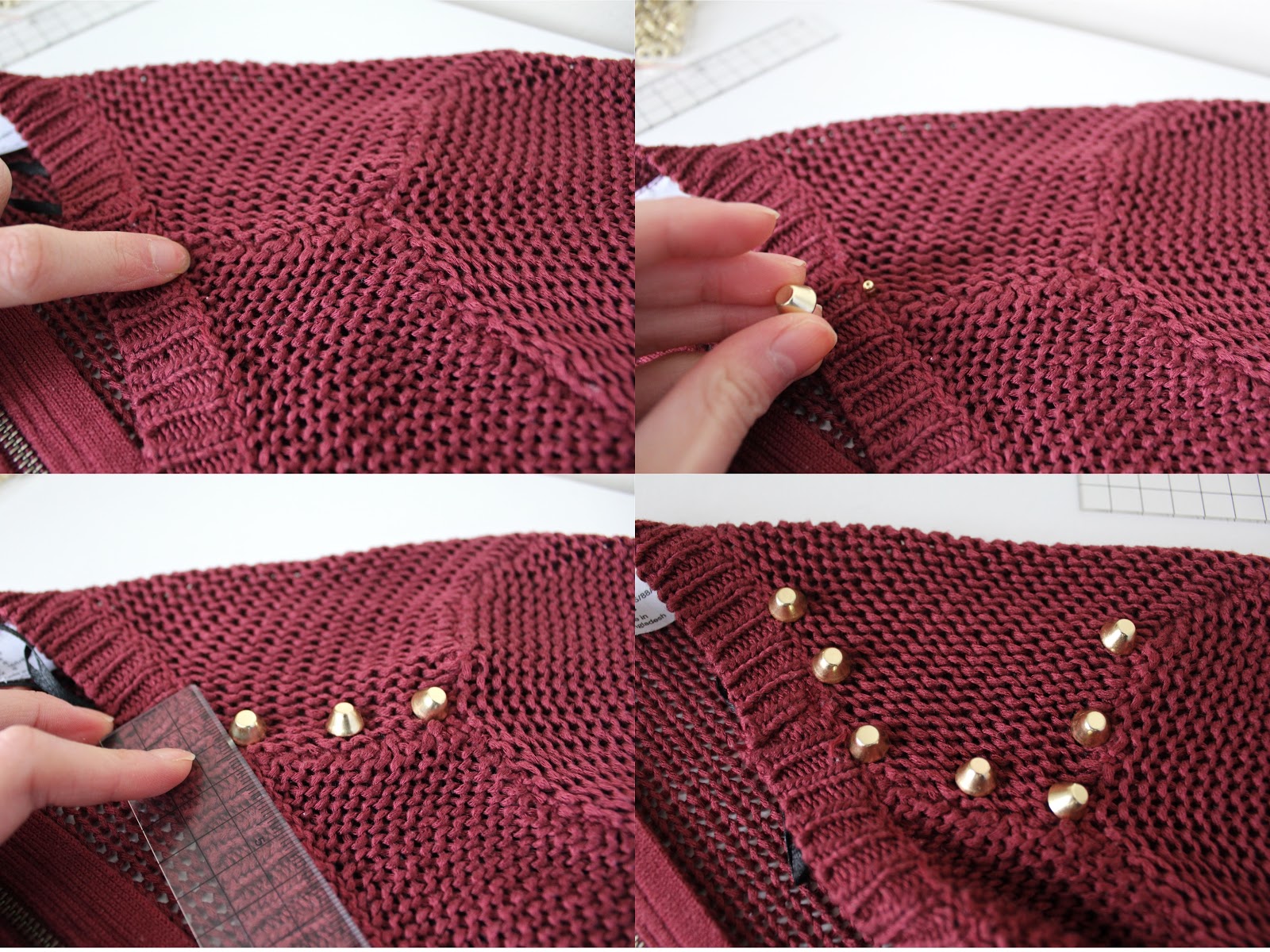 DIY :: Studded Shoulders and Outfit Post | LIVE IN LOVE