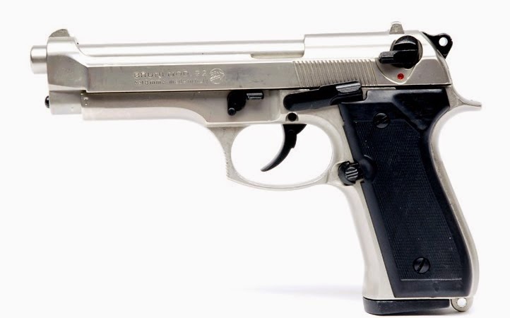 Armi usate web portal: Pistola semiautomatica BRUNI 92 - 9.mm NIKEL
