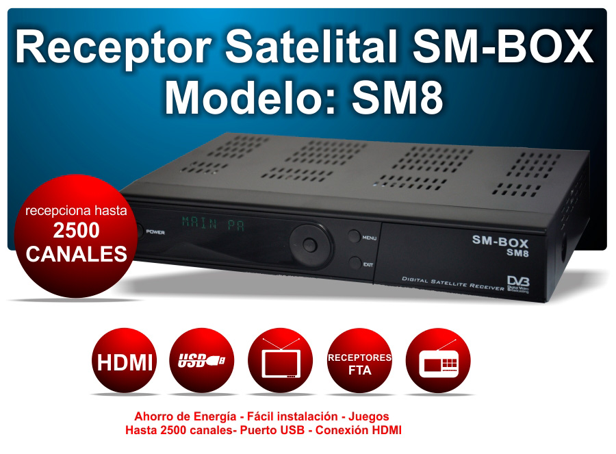 Minha antena: Sm8- O receptor SM Box.