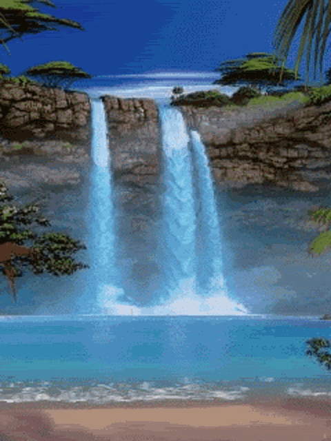 Beautiful colorful pictures and Gifs: Reflecting water GIFS.