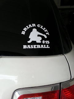 Scrappin' My Stress Away: Baseball Decal for My Car