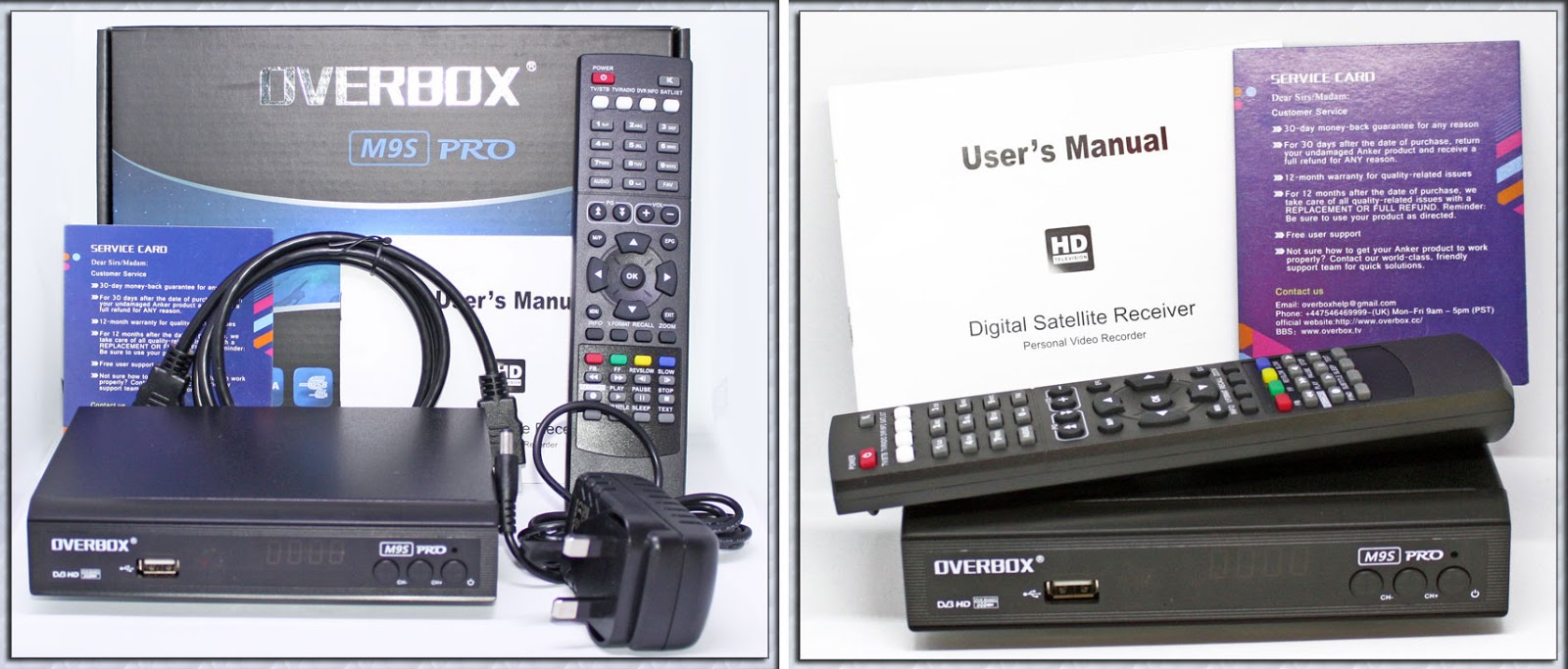 OVERBOX Freeview Satellite Receiver Full 1080P Review ~ Independent Reviews