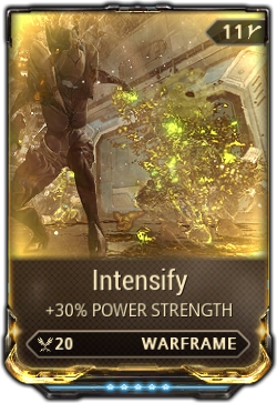 Intensify アビリティ威力 (ウォーフレーム) | WARFRAME（PS4）備忘録