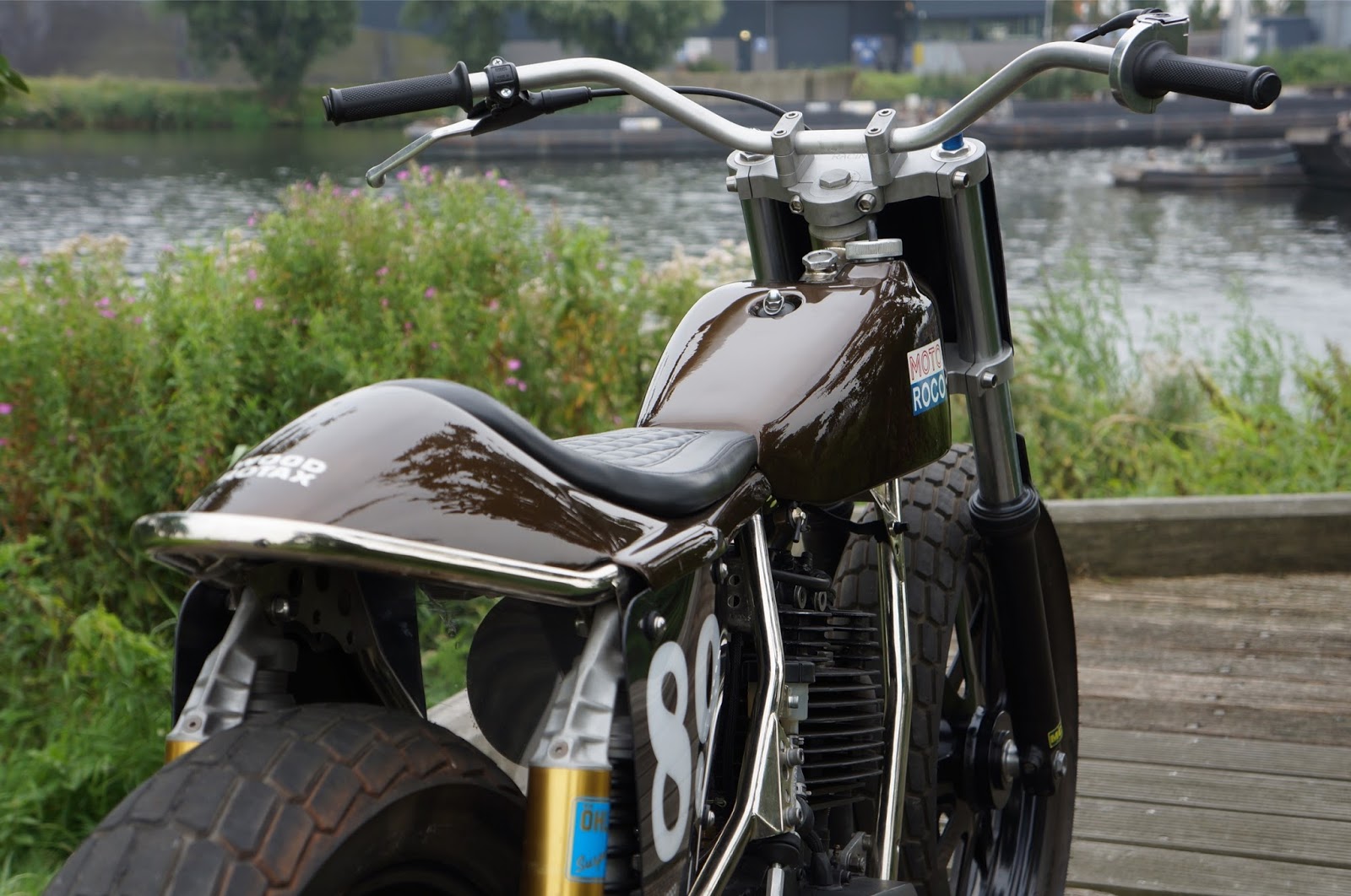 BUBBLE VISOR: Motoroco Wood Rotax #1