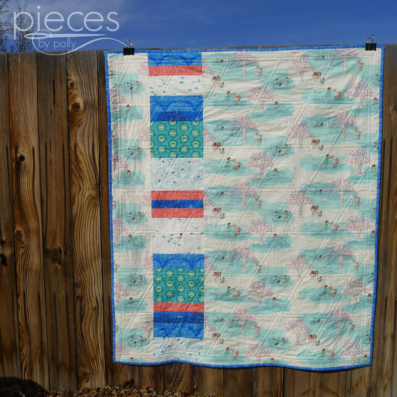 Pieces by Polly: Giant Hexies Quilt with Wee Wander Fabrics - FREE ...