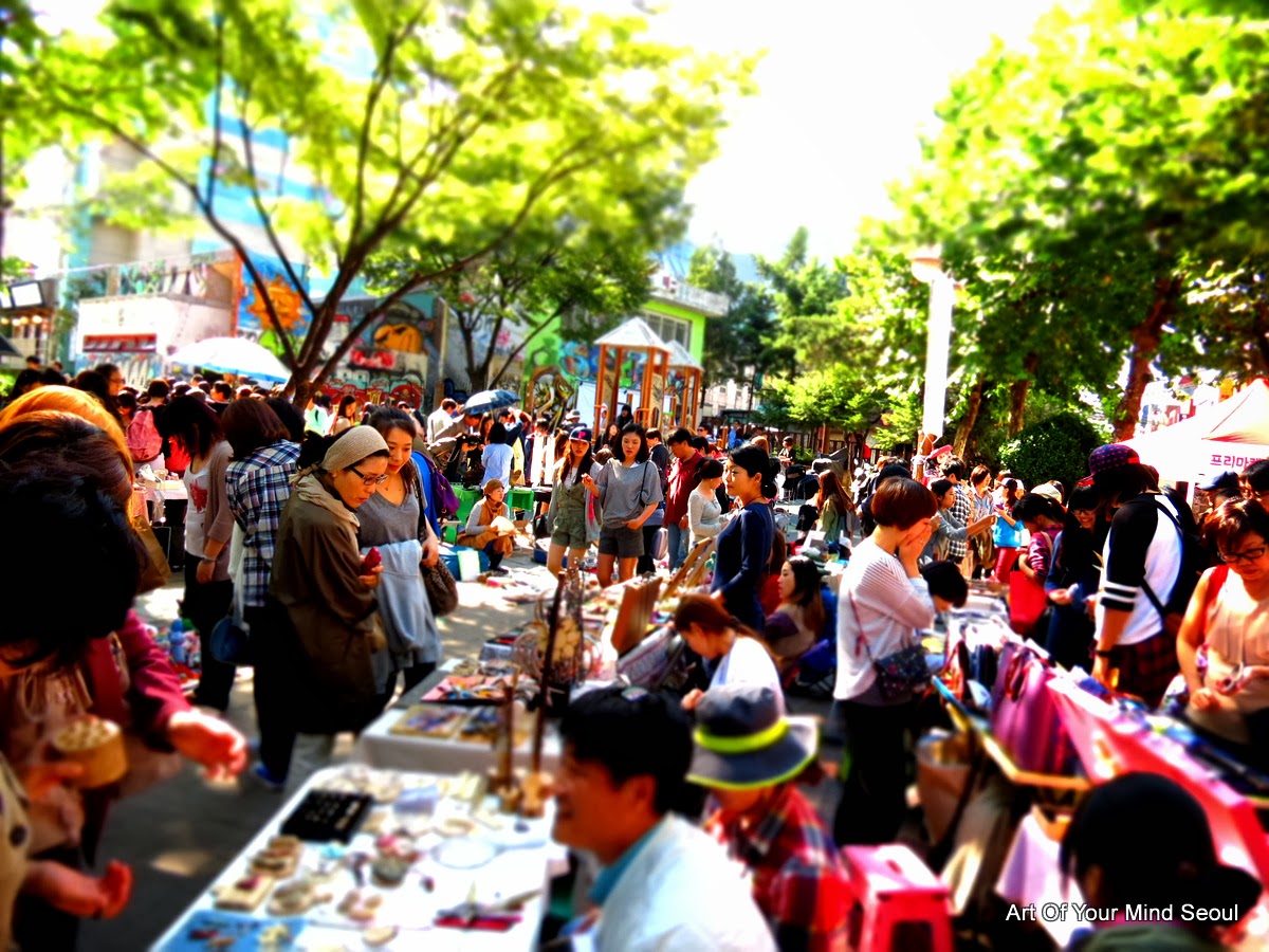 Keopijuseyo: Visiting Hongdae Playground Saturday Flea Market tomorrow