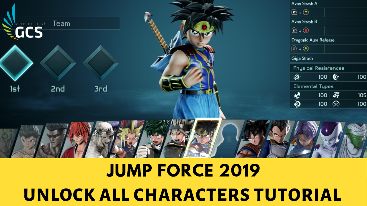 Jump Force: Full Repack (8,1 Gb Only) HƯỚNG DẪN MỞ KHOÁ TẤT CẢ CÁC NHÂN ...