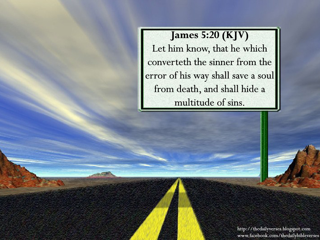 Daily Bible Verses James 5 20