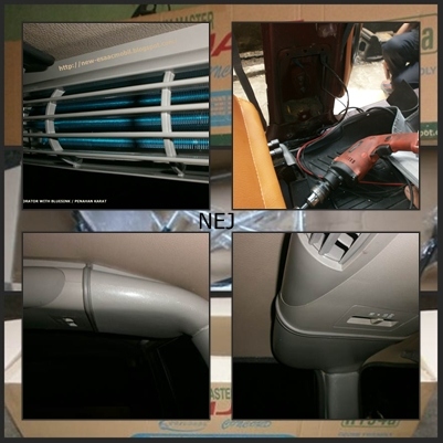 pasang double blower kijang kapsul lx - merk concorde made thailand ...