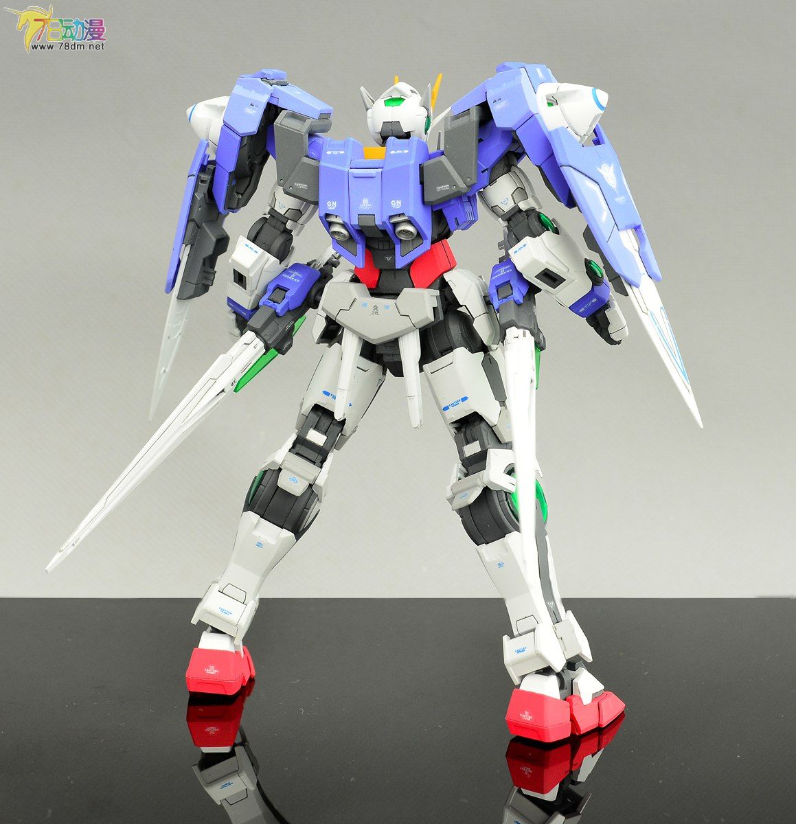 Gundam Family: RG 1/144 GN-0000-GNR-010 OO Raiser Painted Build