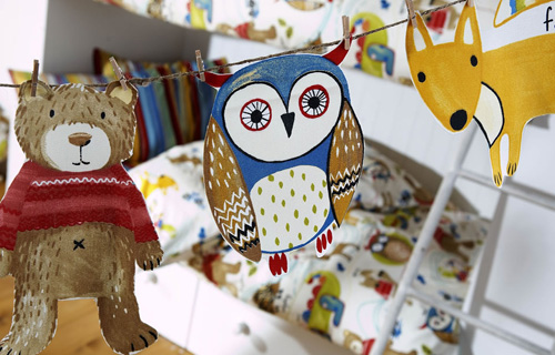 My Owl Barn: Forest Friends by Prestigious Textiles
