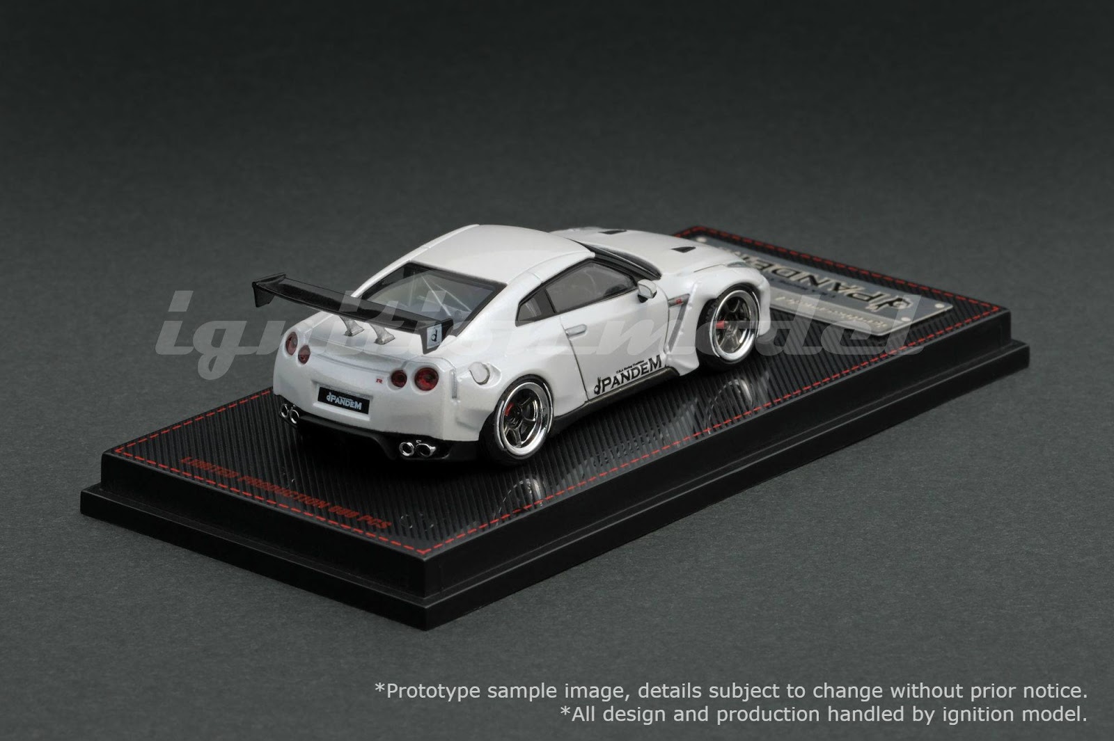 ignition model 1/64 pandem nissan gt-r r35