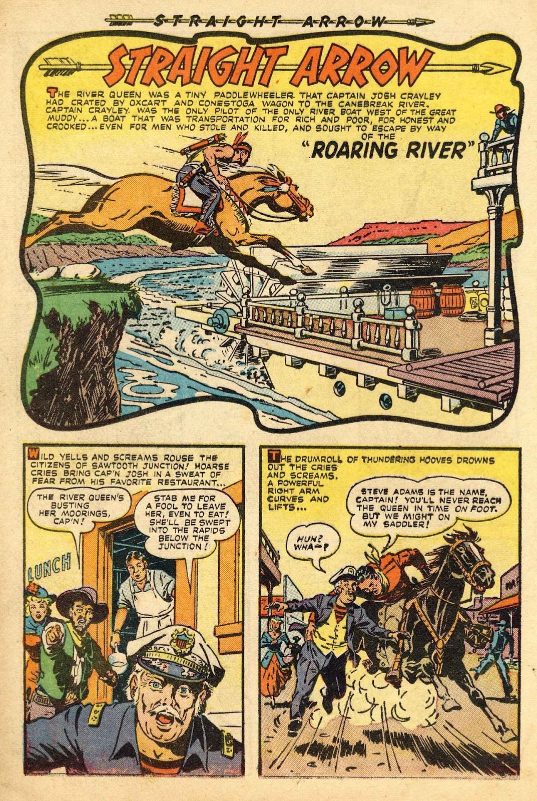 Old-fashioned Comics: Straight Arrow #01 - [M.E.] Fred Meagher